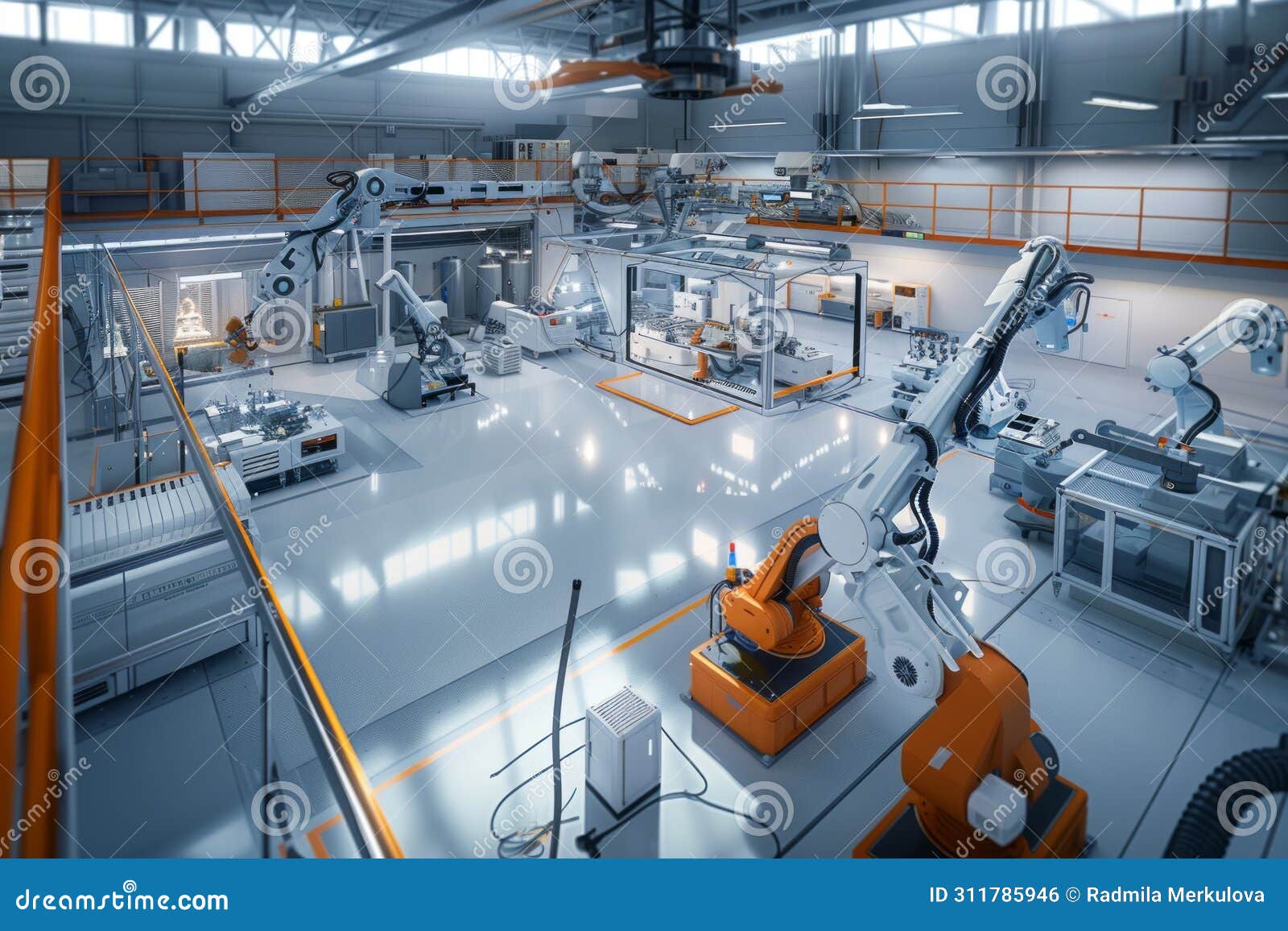 An Advanced Robotics Laboratory Equipped with Cutting-edge Robotic Arms ...