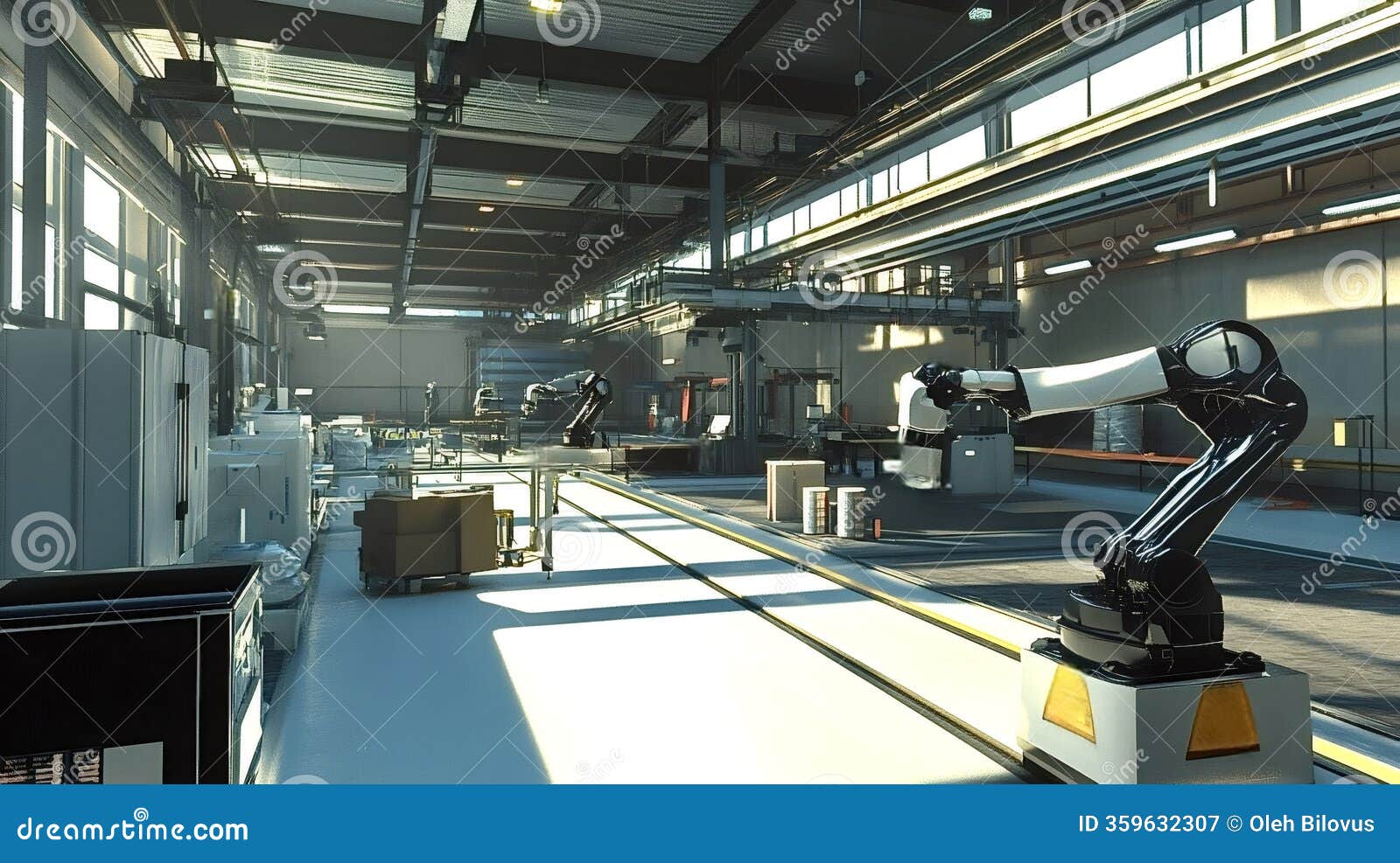 Advanced Robotics Lab With Humanoid Robots Royalty-Free Stock Photo ...