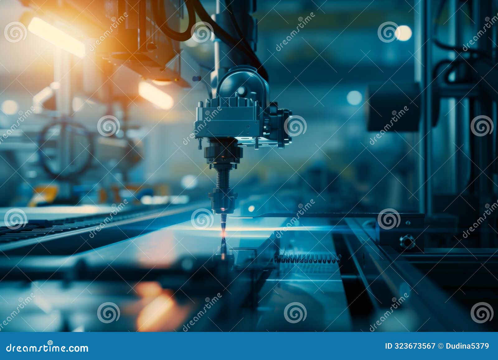 Advanced Robotics Technology in a Modern Industrial Manufacturing ...