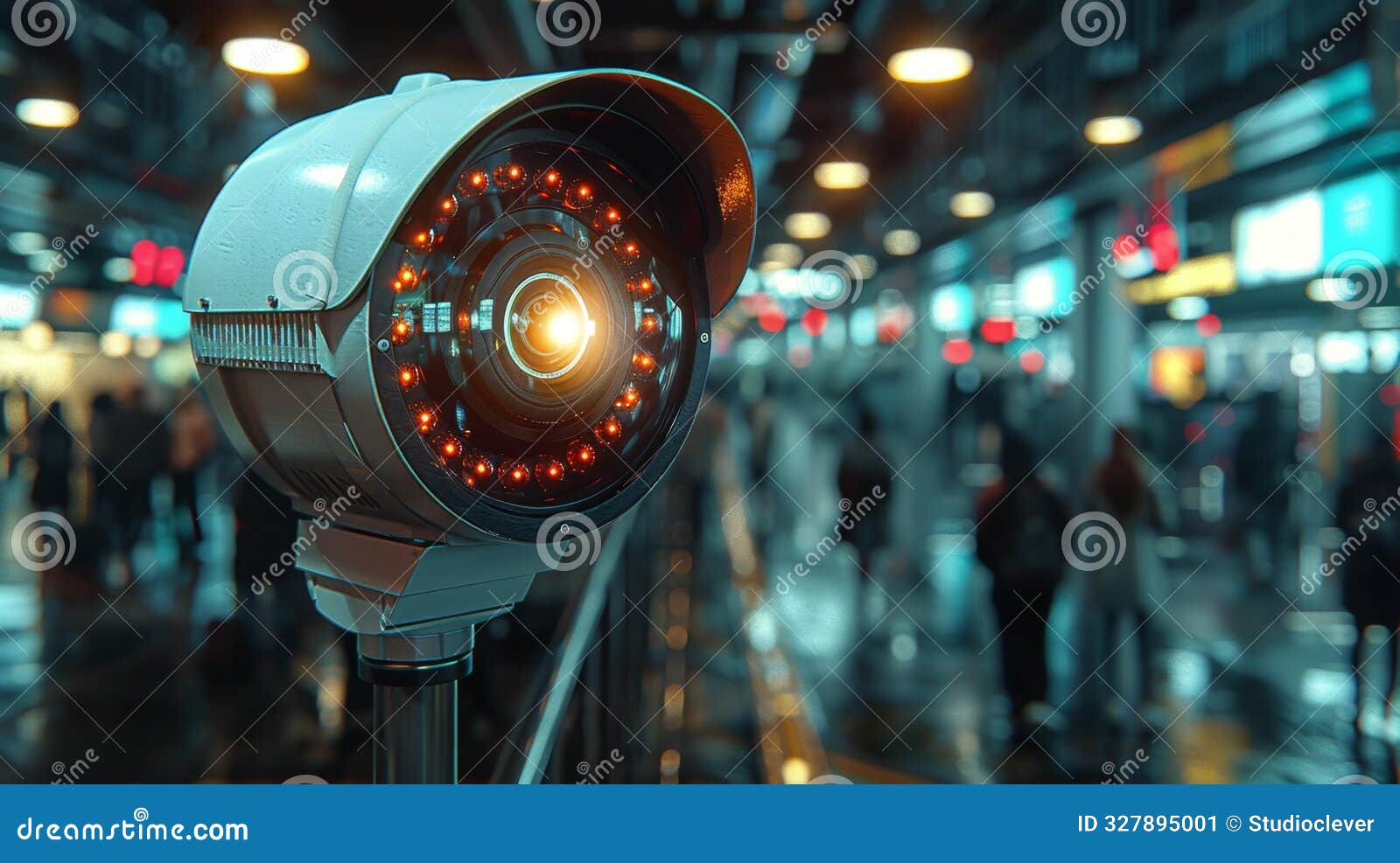 Advanced Security Camera - Generative Ai Stock Illustration ...