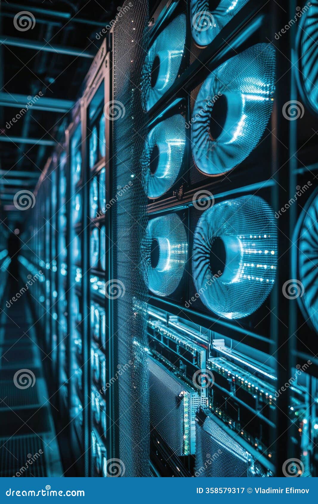 Advanced Server Room Technology Stock Image - Image of valley, business ...