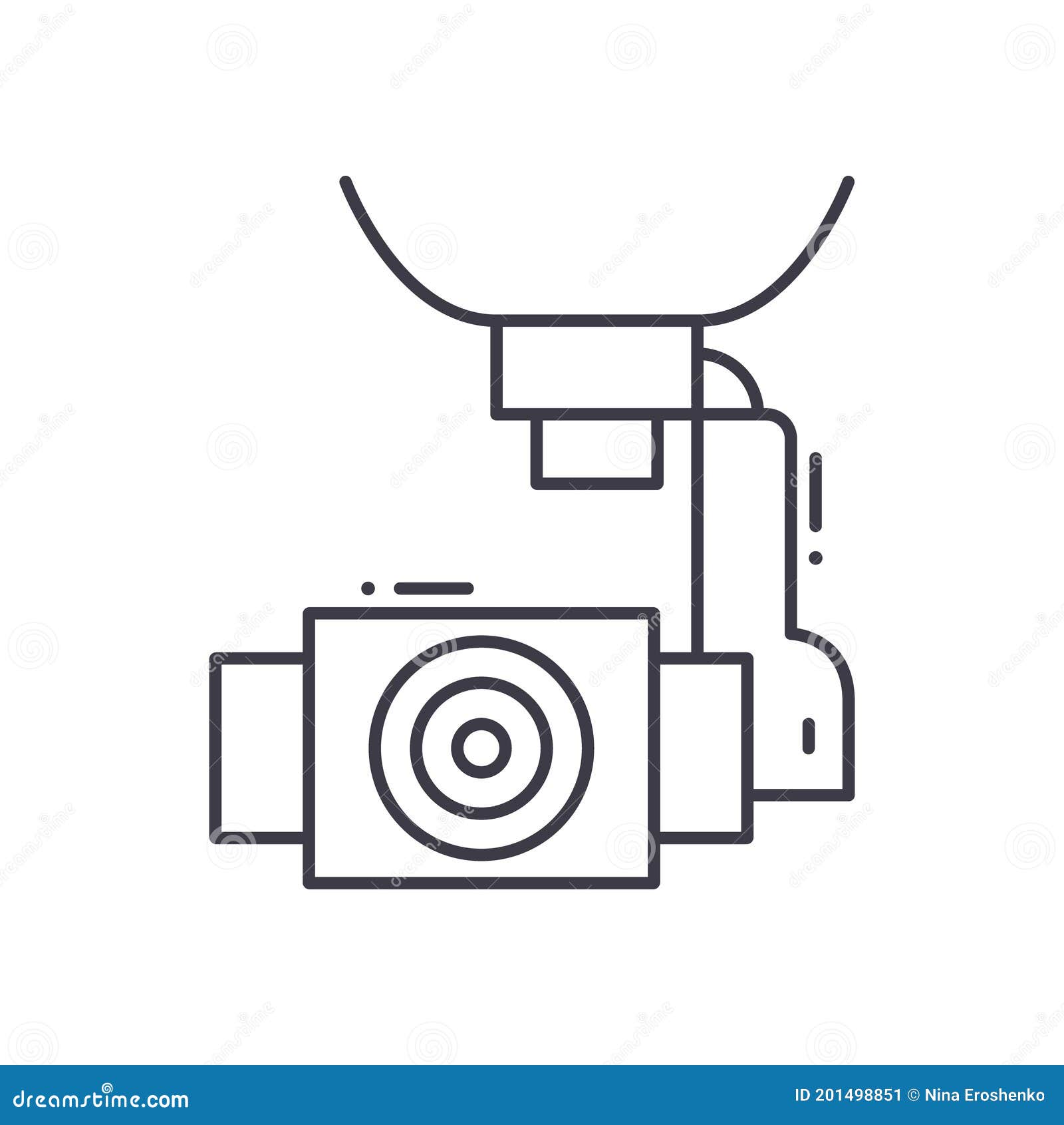 Advanced Stabilize Icon, Linear Isolated Illustration, Thin Line Vector ...