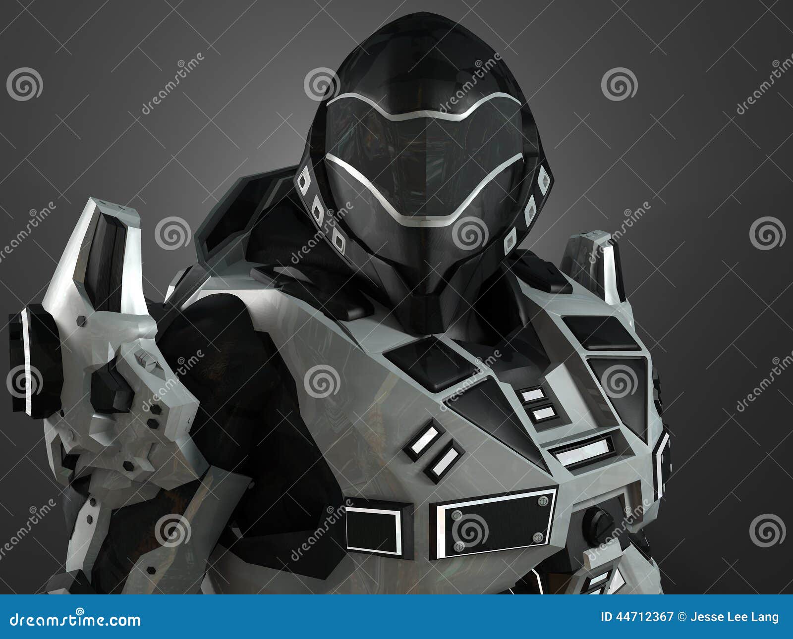 Advanced Super Soldier Royalty-Free Stock Photo | CartoonDealer.com ...