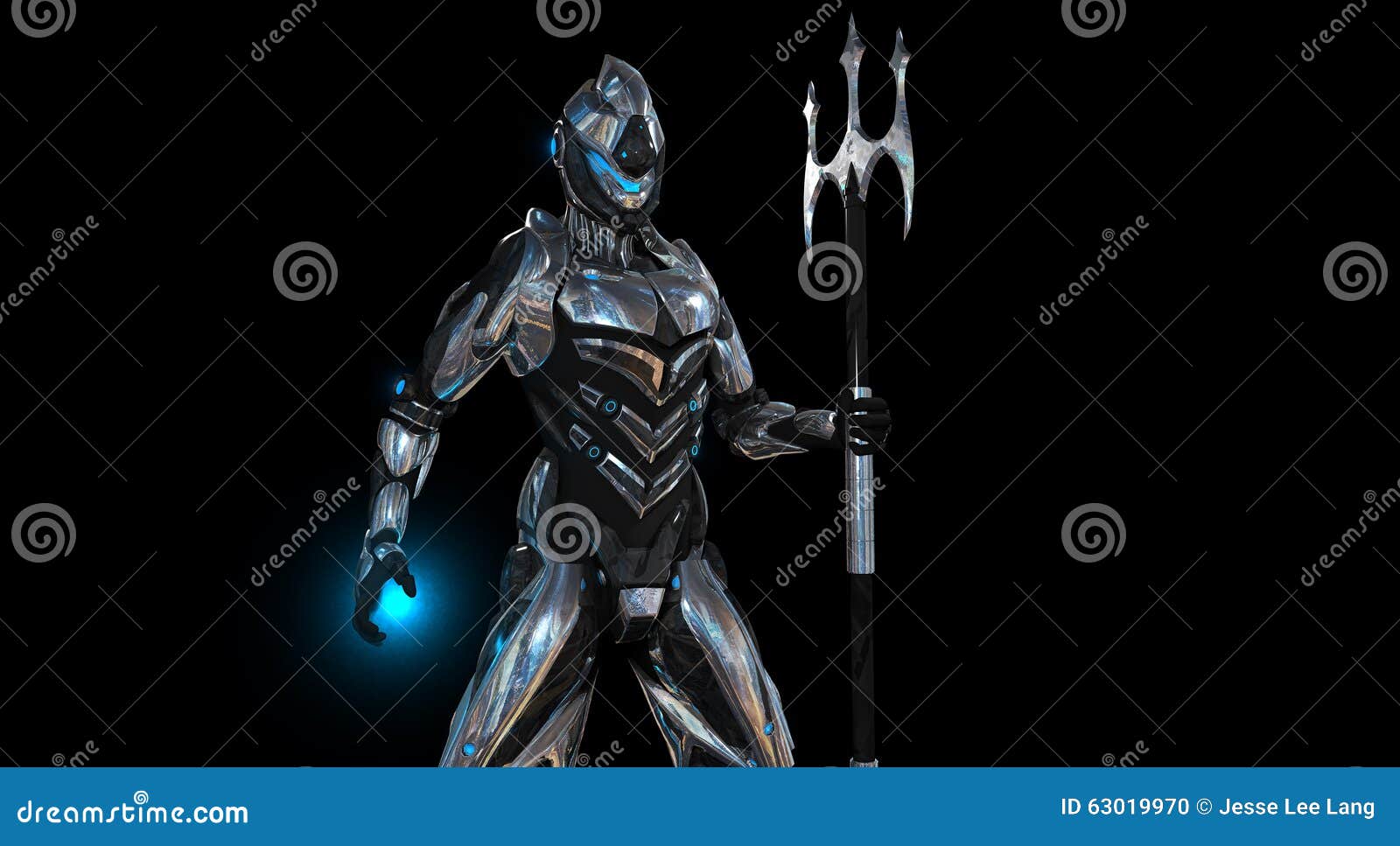 Advanced super soldier stock illustration. Illustration of digital ...