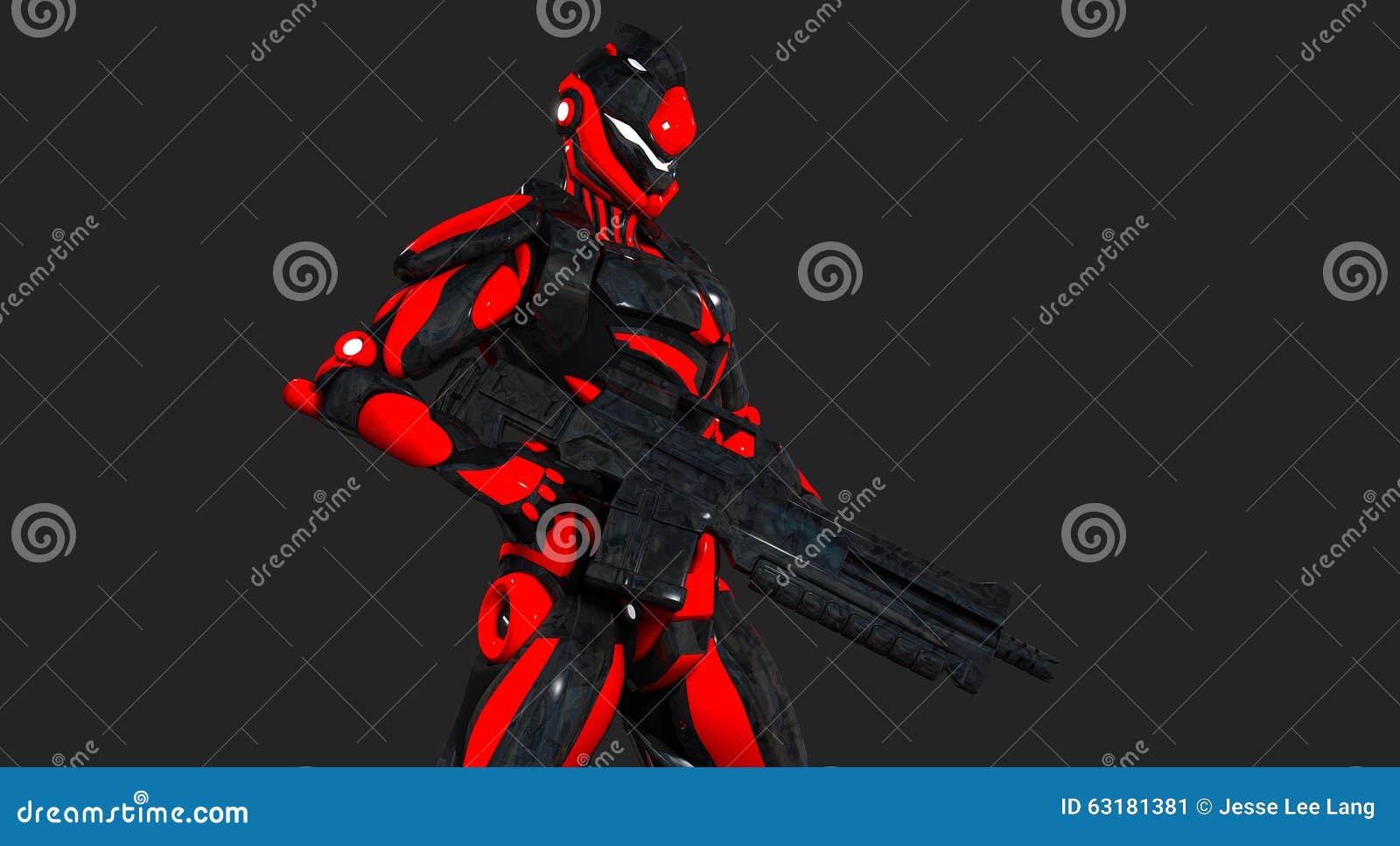 Advanced super soldier stock illustration. Illustration of graphic ...