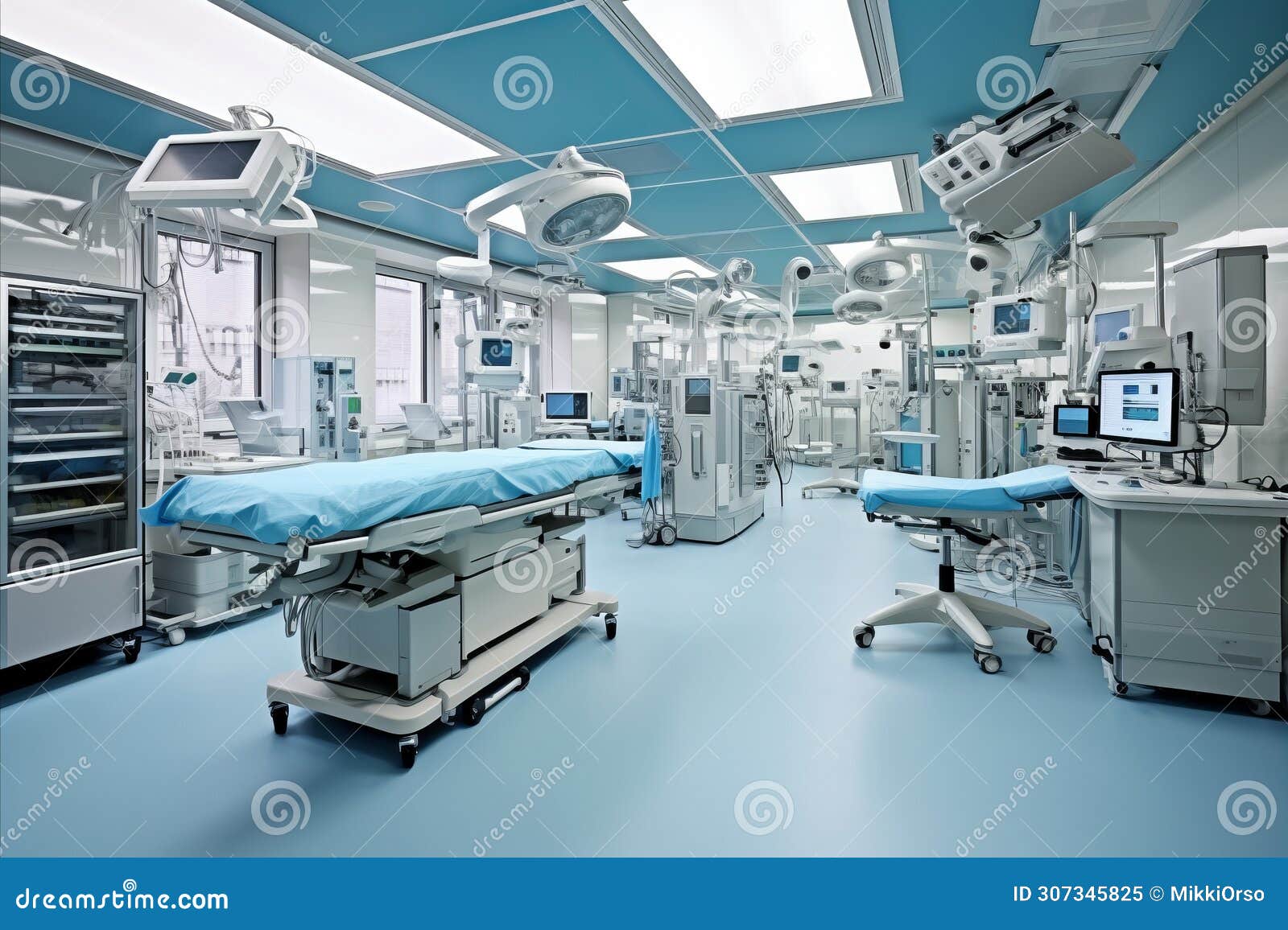 State-of-the-Art Surgical Equipment and High-Tech Medical Devices in a ...