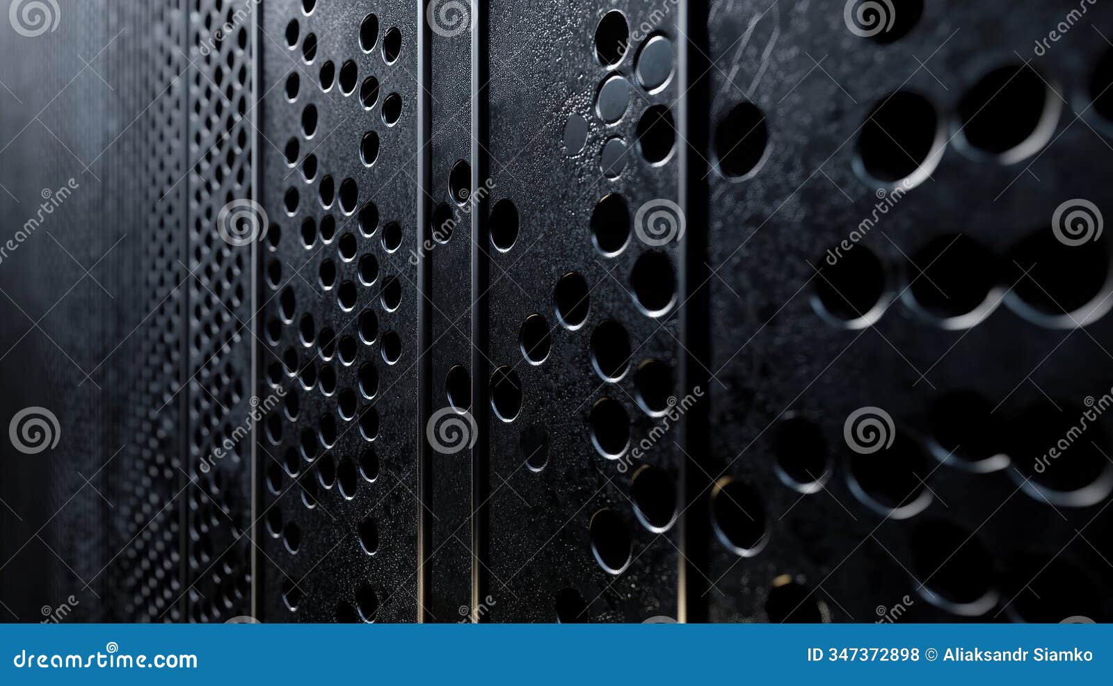 Advanced Tech Digital Backdrop with Metallic Plates and Particles Stock ...