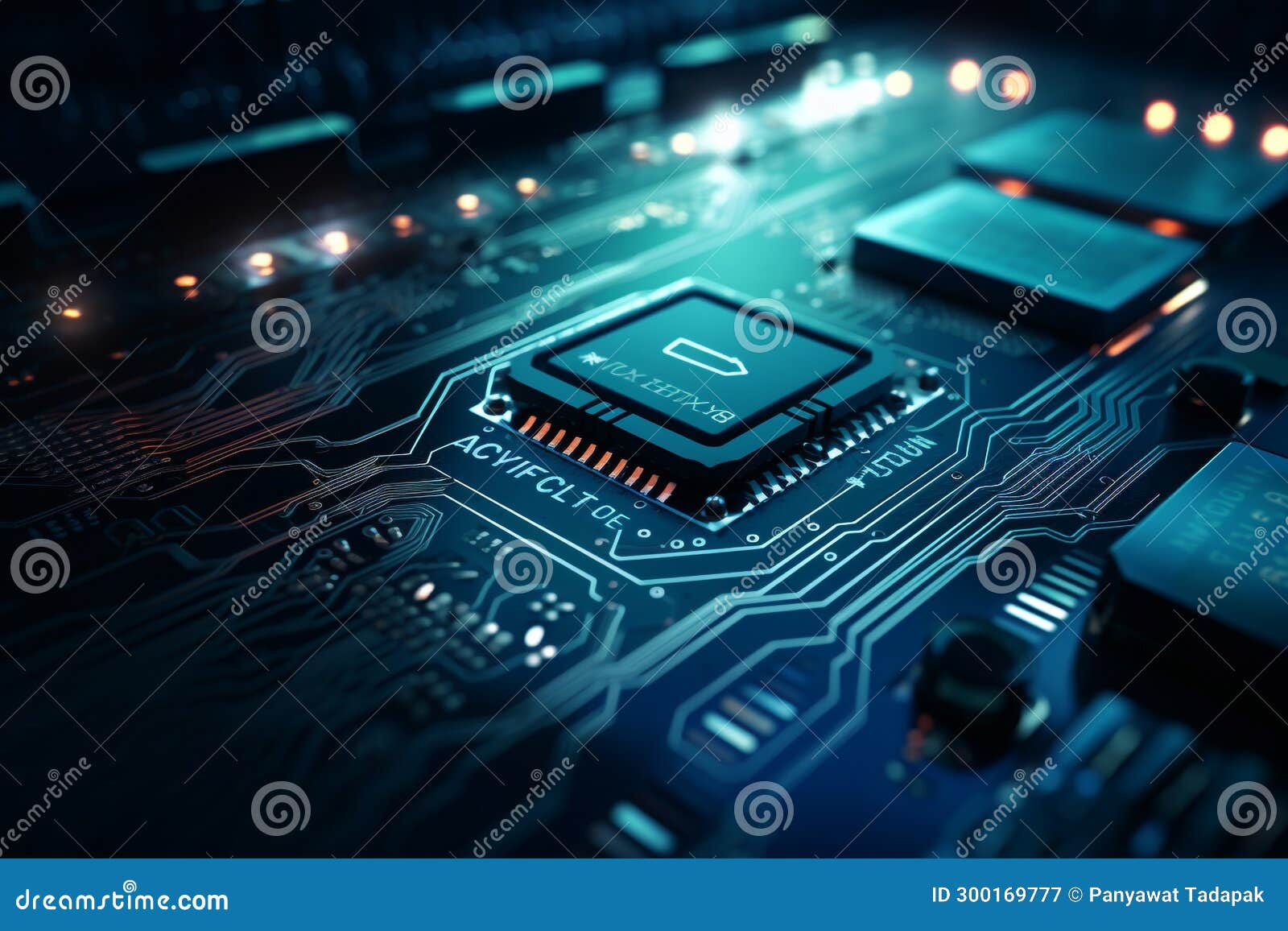 AI Supercomputer Chrome, Insane Level of Detail Throughout Circuitry by ...