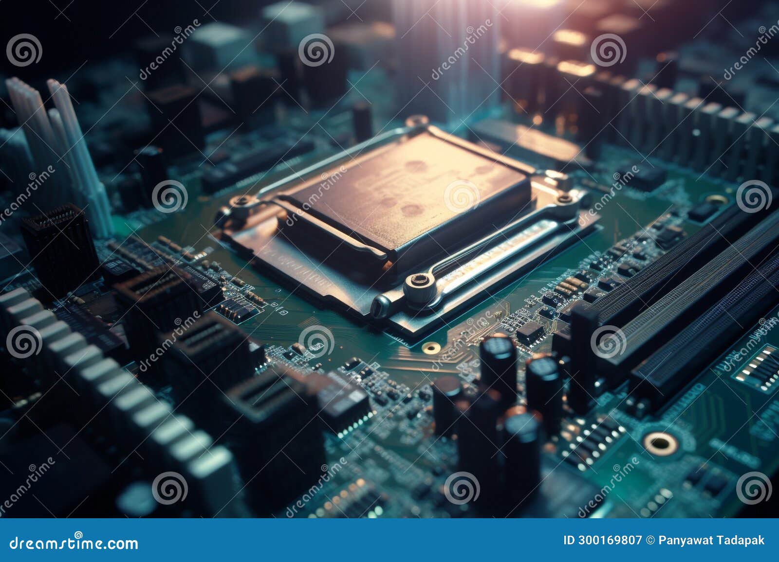 AI Supercomputer Chrome, Insane Level of Detail Throughout Circuitry by ...