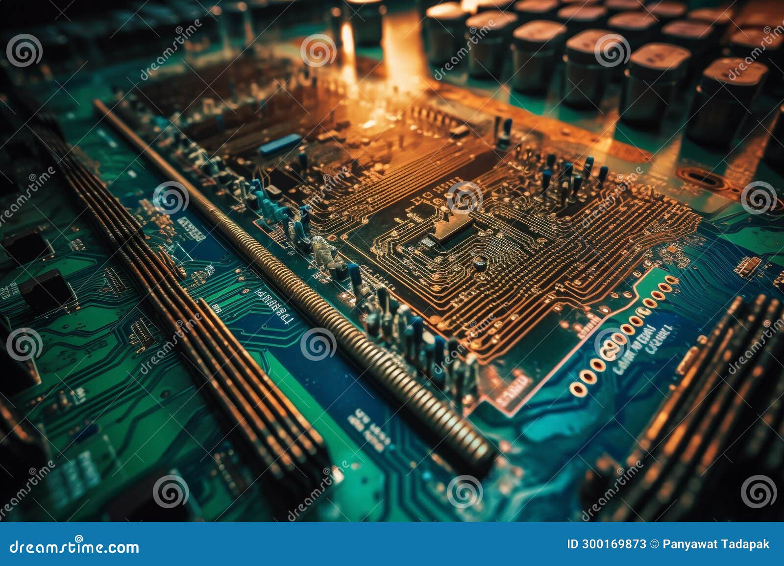 AI Supercomputer Chrome, Insane Level of Detail Throughout Circuitry by ...