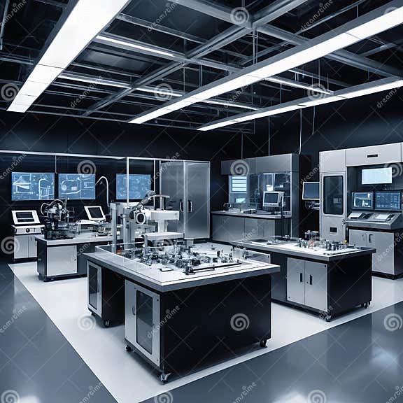 Advanced Technology Laboratory High-Tech Research Facility Cleanroom ...