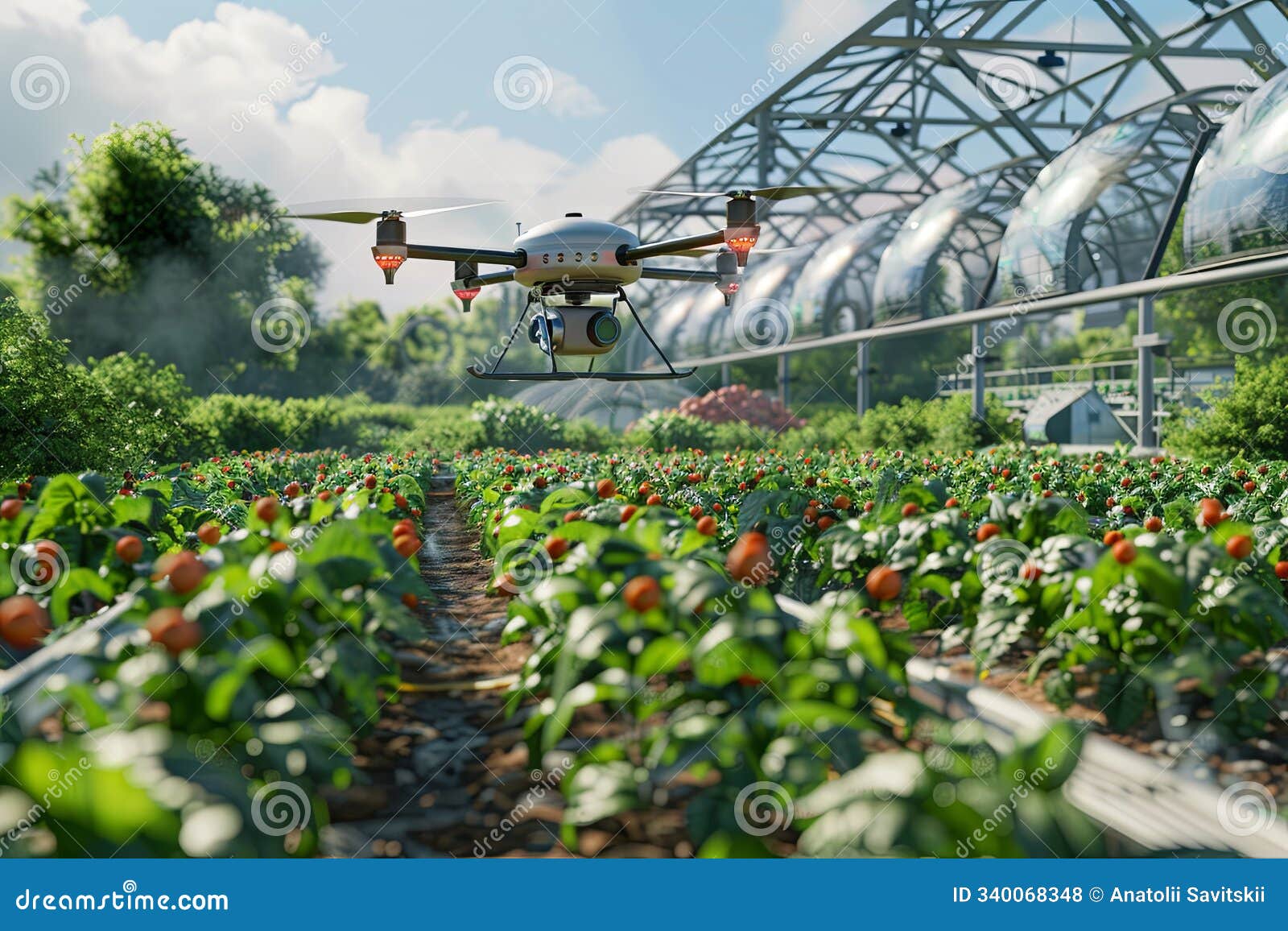 Advanced Technology Operates on the Farm, with Drones and Sensors ...