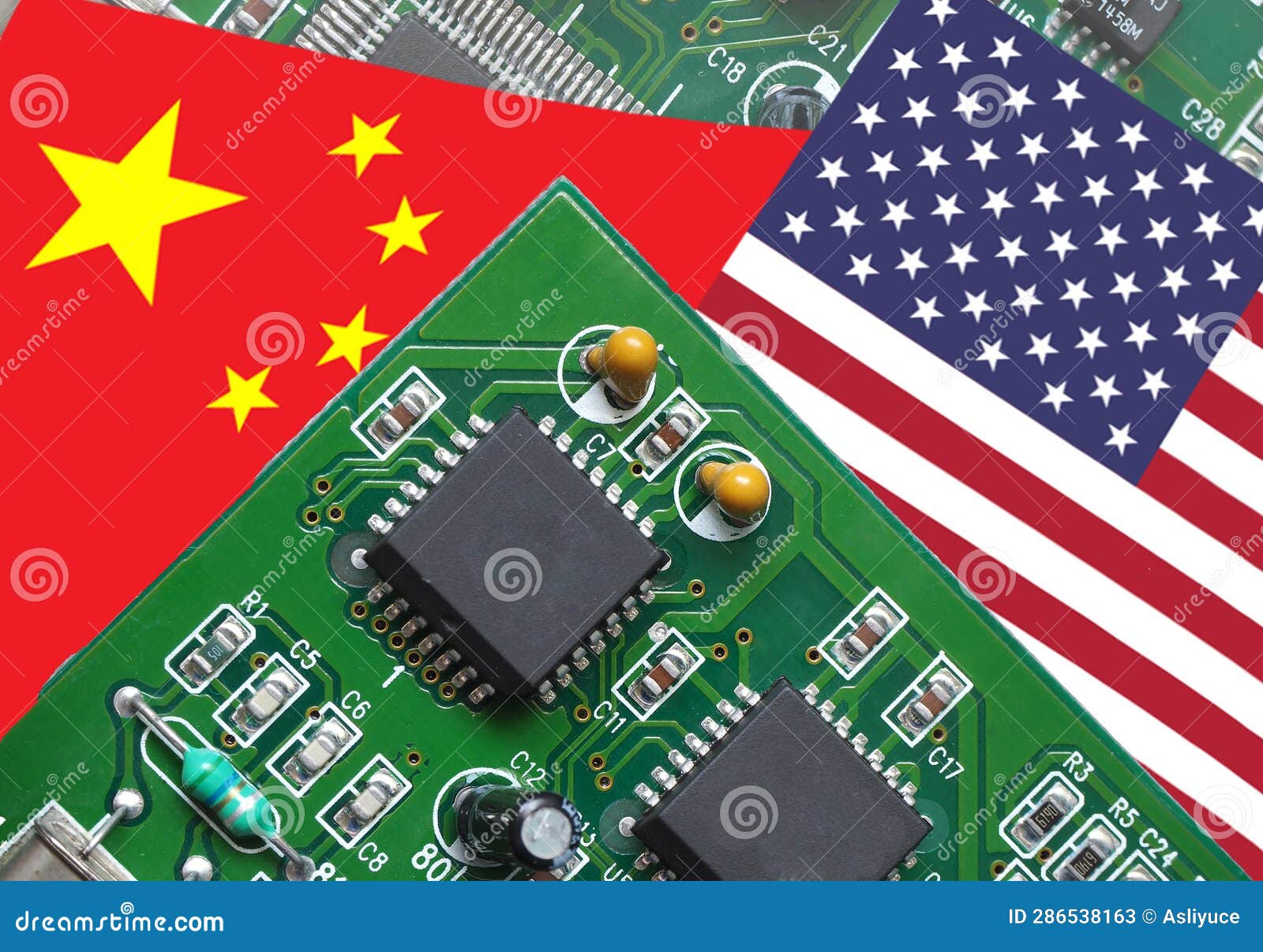 Advanced technology wars stock image. Image of silicon - 286538163