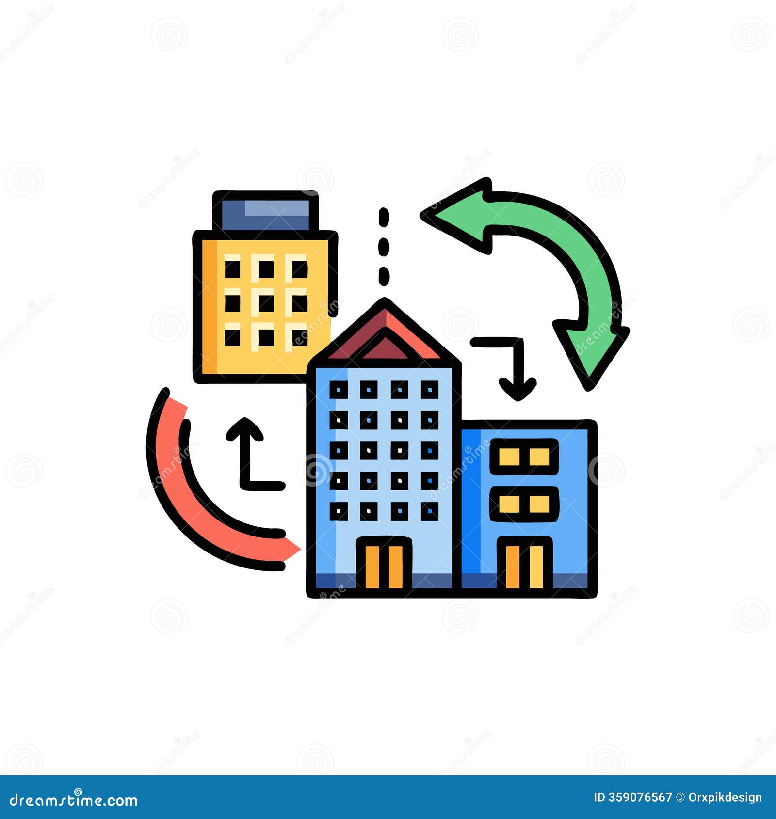 Urban Renewal Project Transforming An Old District Into An Energy ...