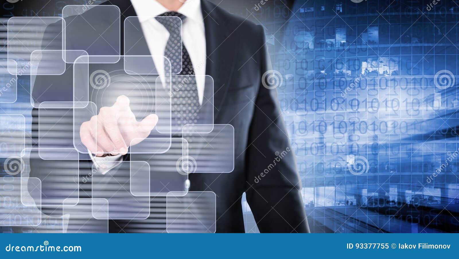 Advanced User of High Modern Technology Stock Image - Image of jaket ...