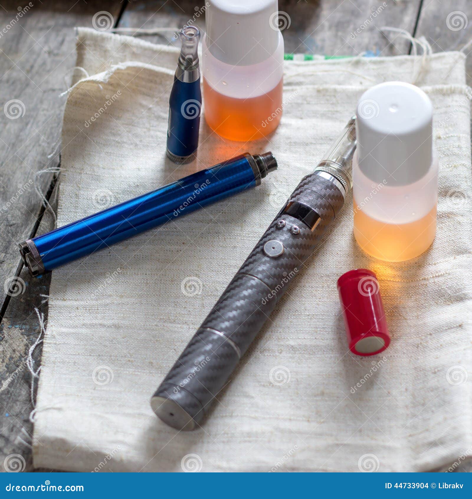 Advanced Vaping Device, E-cigarette on Table Stock Photo - Image of ...