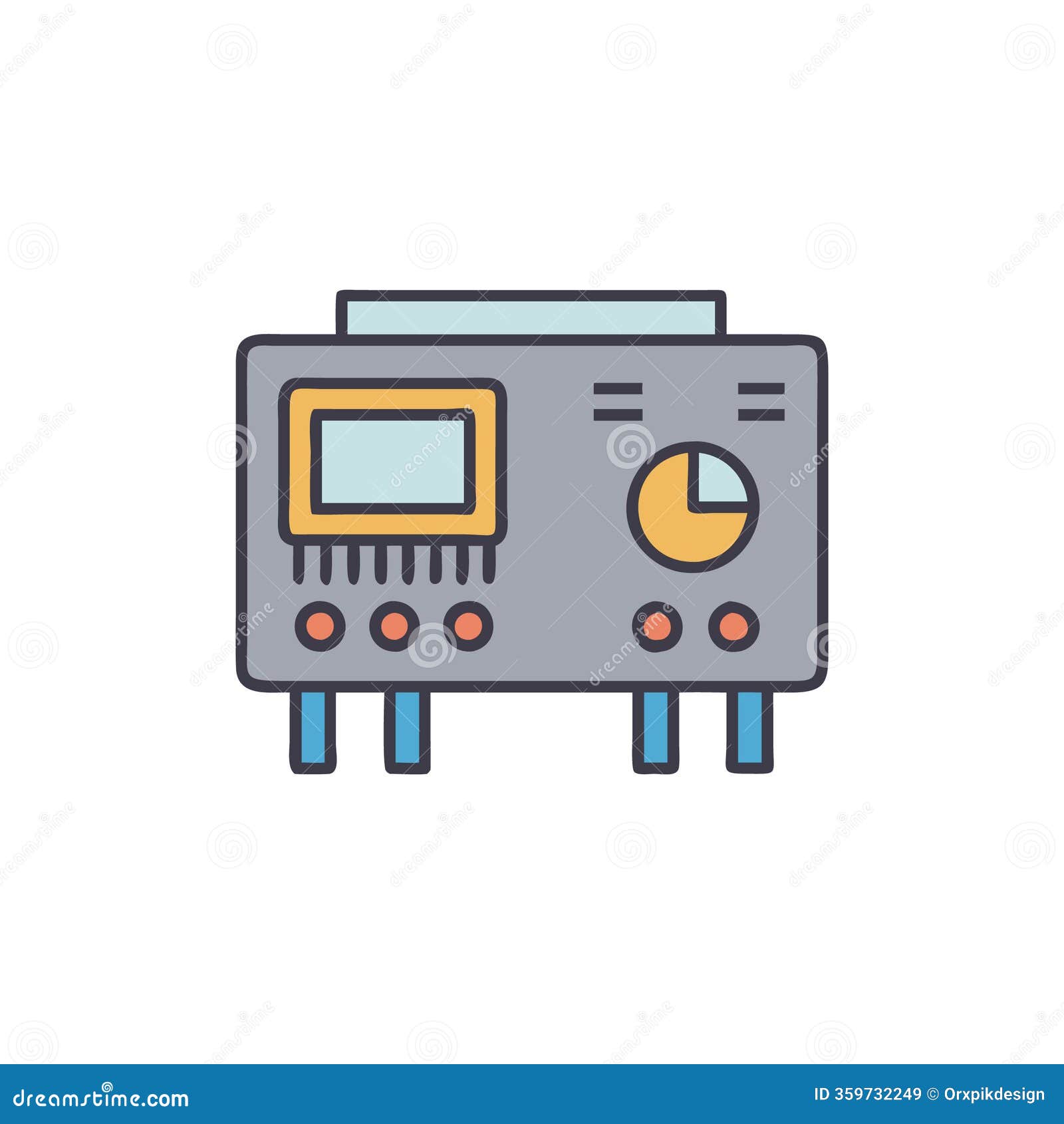 Advanced Voltage Regulator Icon For Energy Systems Royalty-Free Stock ...