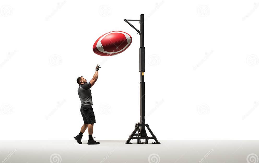 Advanced White Lineout Lifting Pod for Secure Training Stock Photo ...