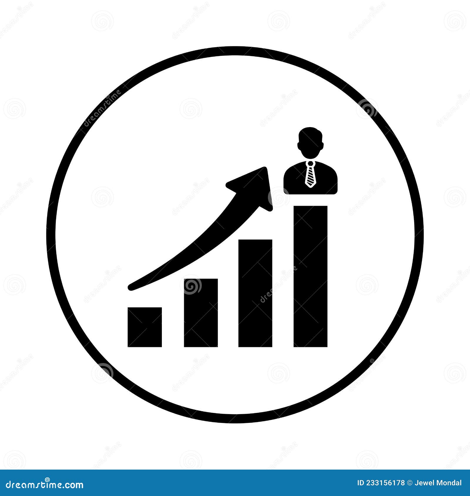 Advancement, Career, Advance, Growth, Level, Progress Icon. Black ...