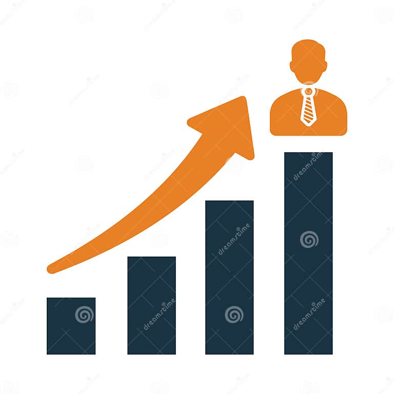 Advancement, Career, Advance, Growth, Level, Progress Icon. Simple ...
