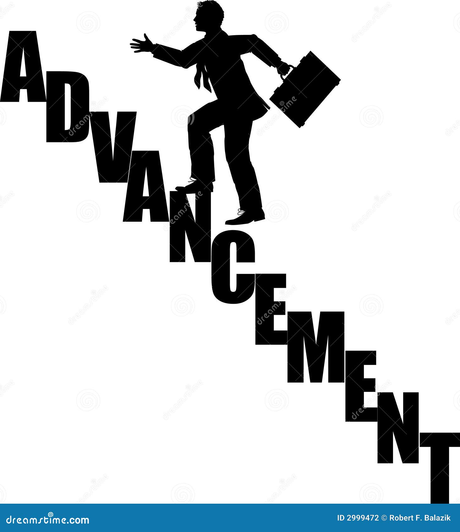 Advancement stairs stock vector. Illustration of advance - 2999472
