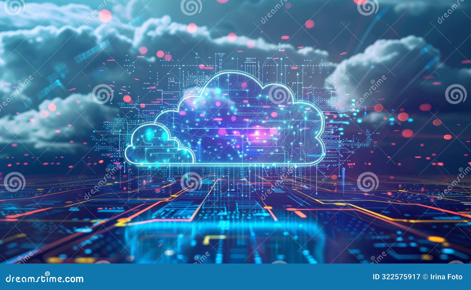 Advancements in Big Data Center Technology for SAAS Stock Image - Image ...