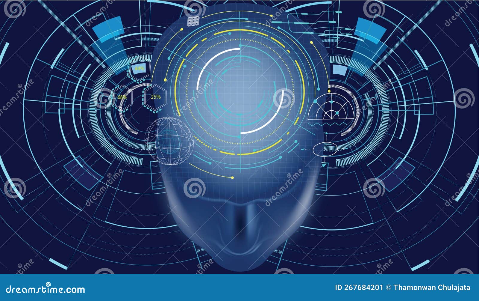 Advancing Artificial General Intelligence Stock Vector - Illustration ...