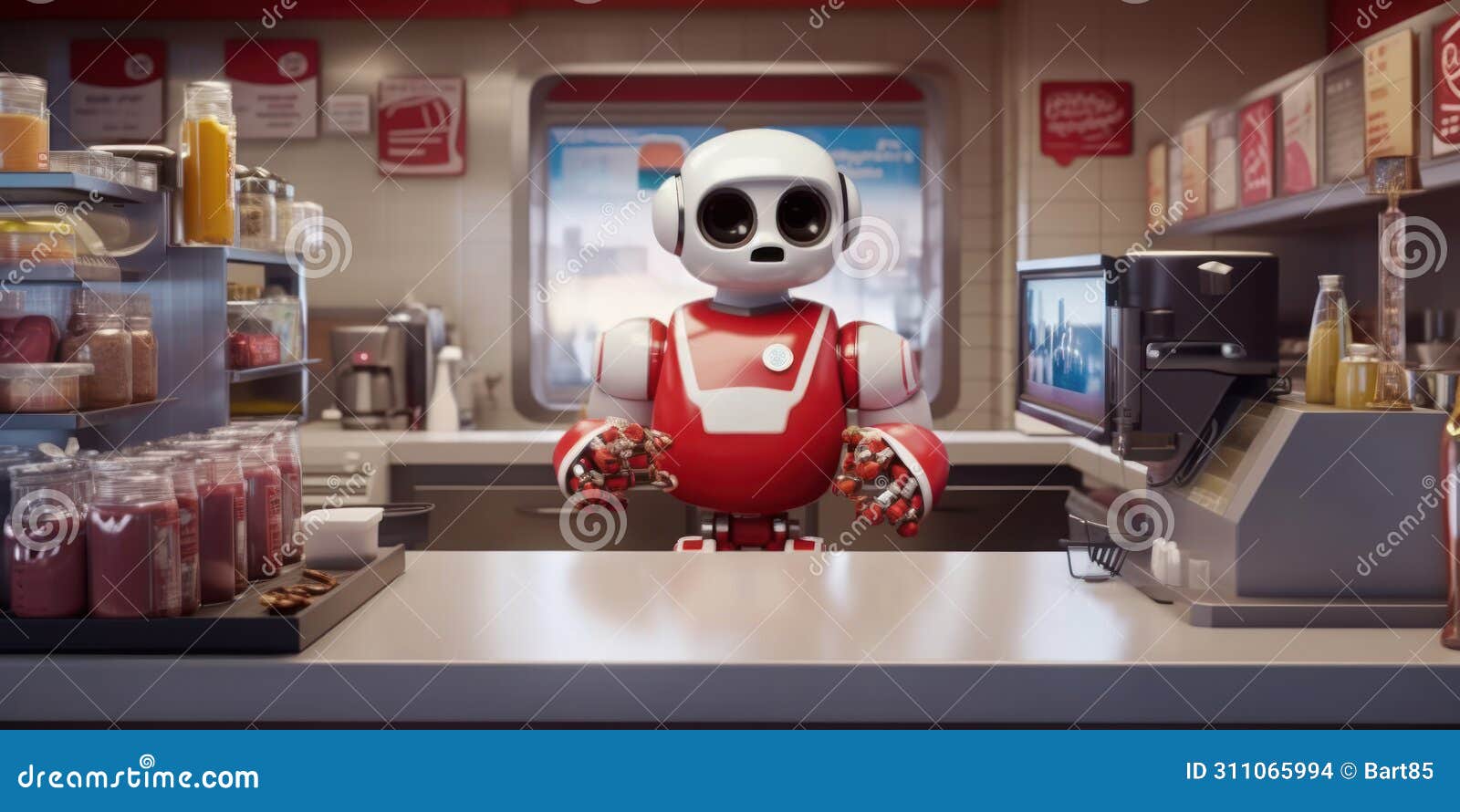 Advancing Automation AI Humanoid Robot in Fast Food Drive-Thru ...