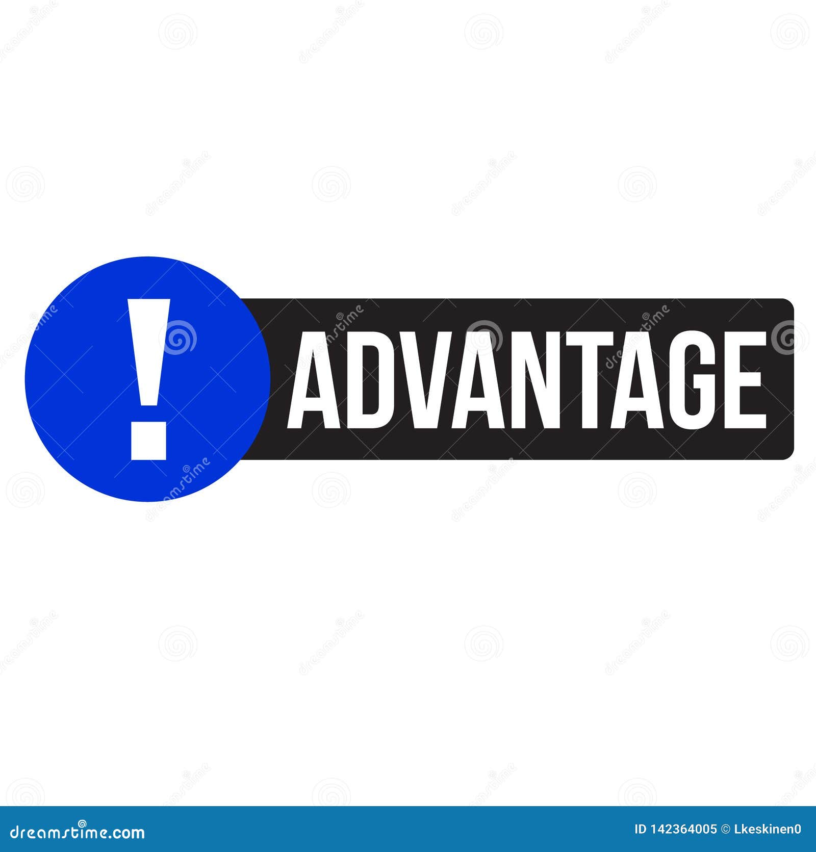 Advantage Advertising Sticker Stock Vector - Illustration of icon ...