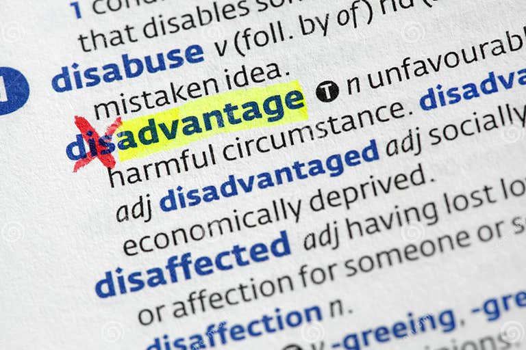 Advantage from Disadvantage Stock Photo - Image of advantage, paper ...