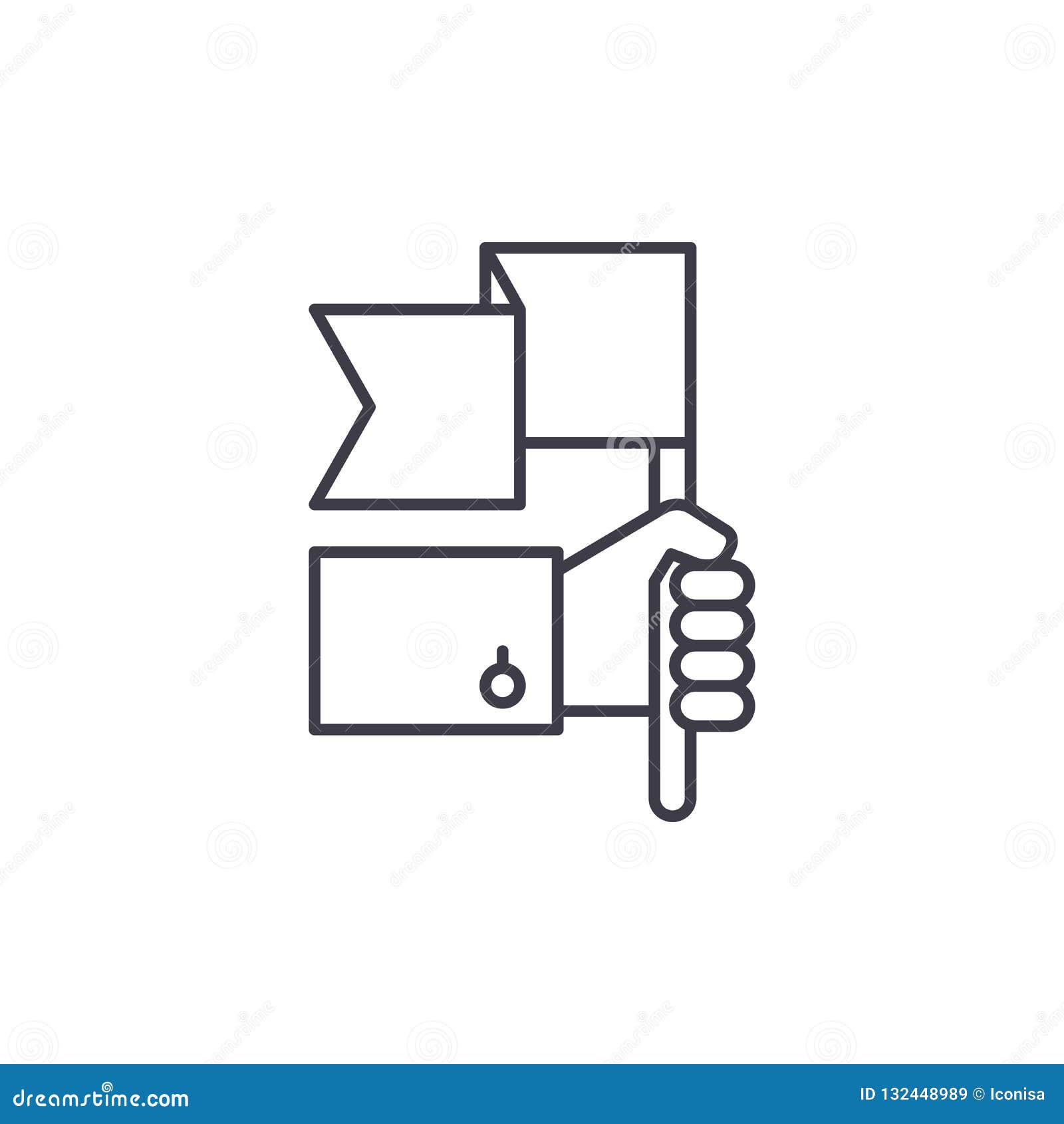 Advantage Line Icon Concept. Advantage Vector Linear Illustration ...