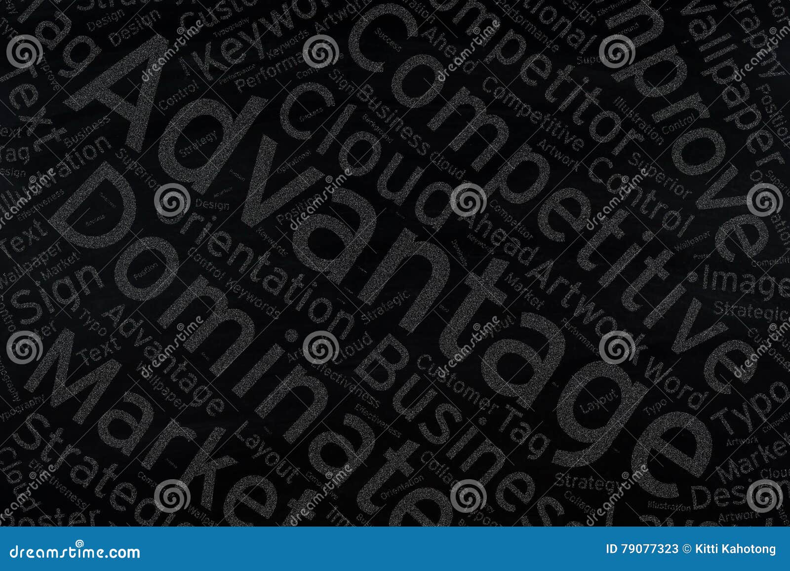 Advantage,Word Cloud Art on Blackboard Stock Image - Image of symbol ...