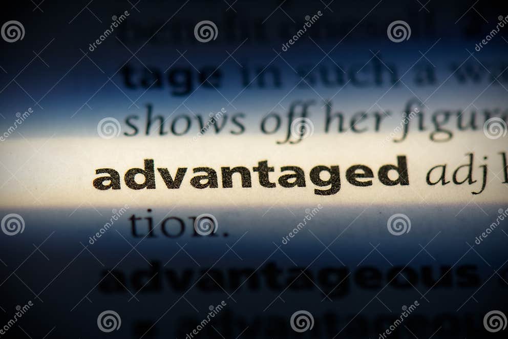 Advantaged stock image. Image of english, macro, isolated - 161578001