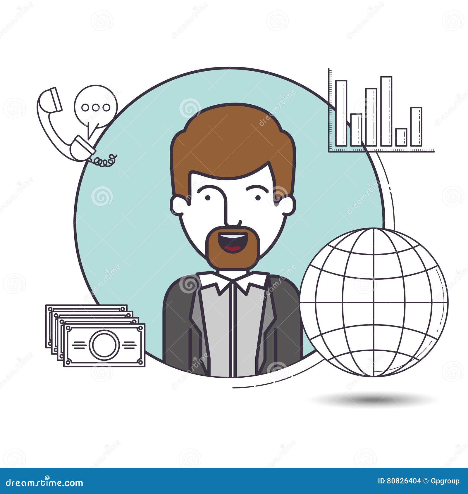 Advantages of Internet and Digital Technology Image Stock Vector ...