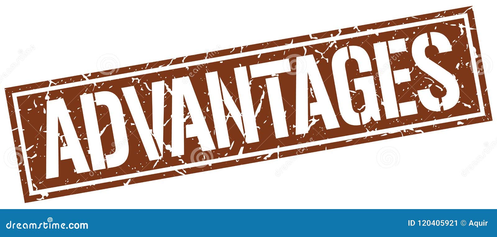 Advantages stamp stock vector. Illustration of vintage - 120405921