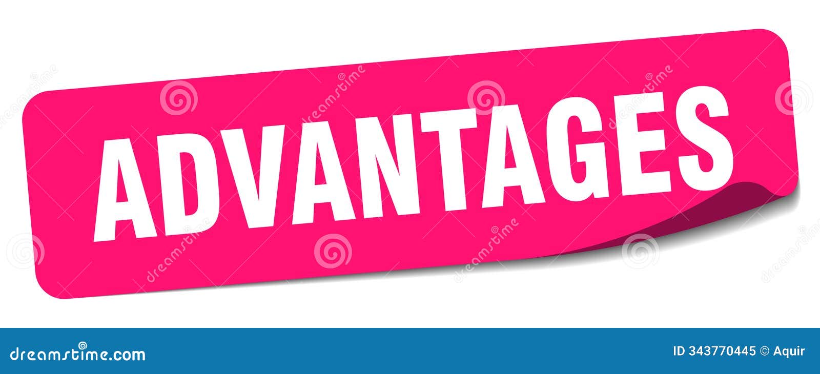 Advantages Sticker. Advantages Sign On Transparent Background Vector ...