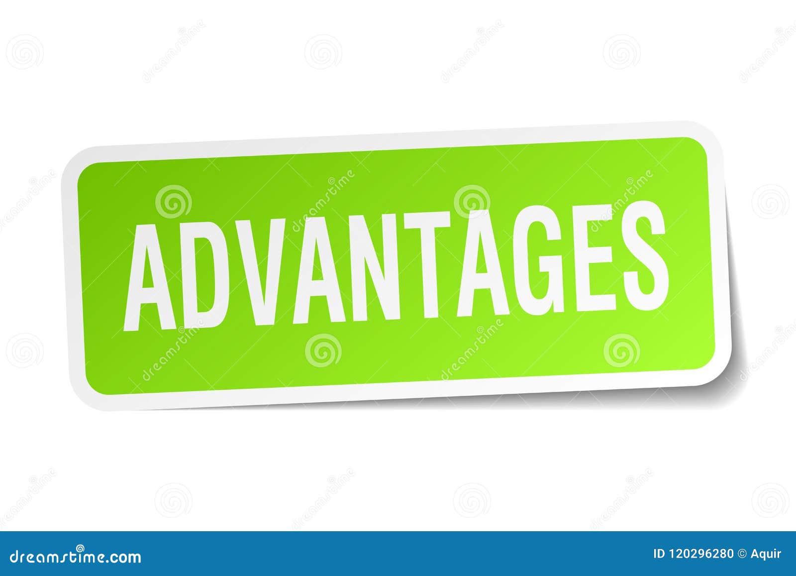 Advantages Sticker. Advantages Sign Set. Cartoon Vector | CartoonDealer ...