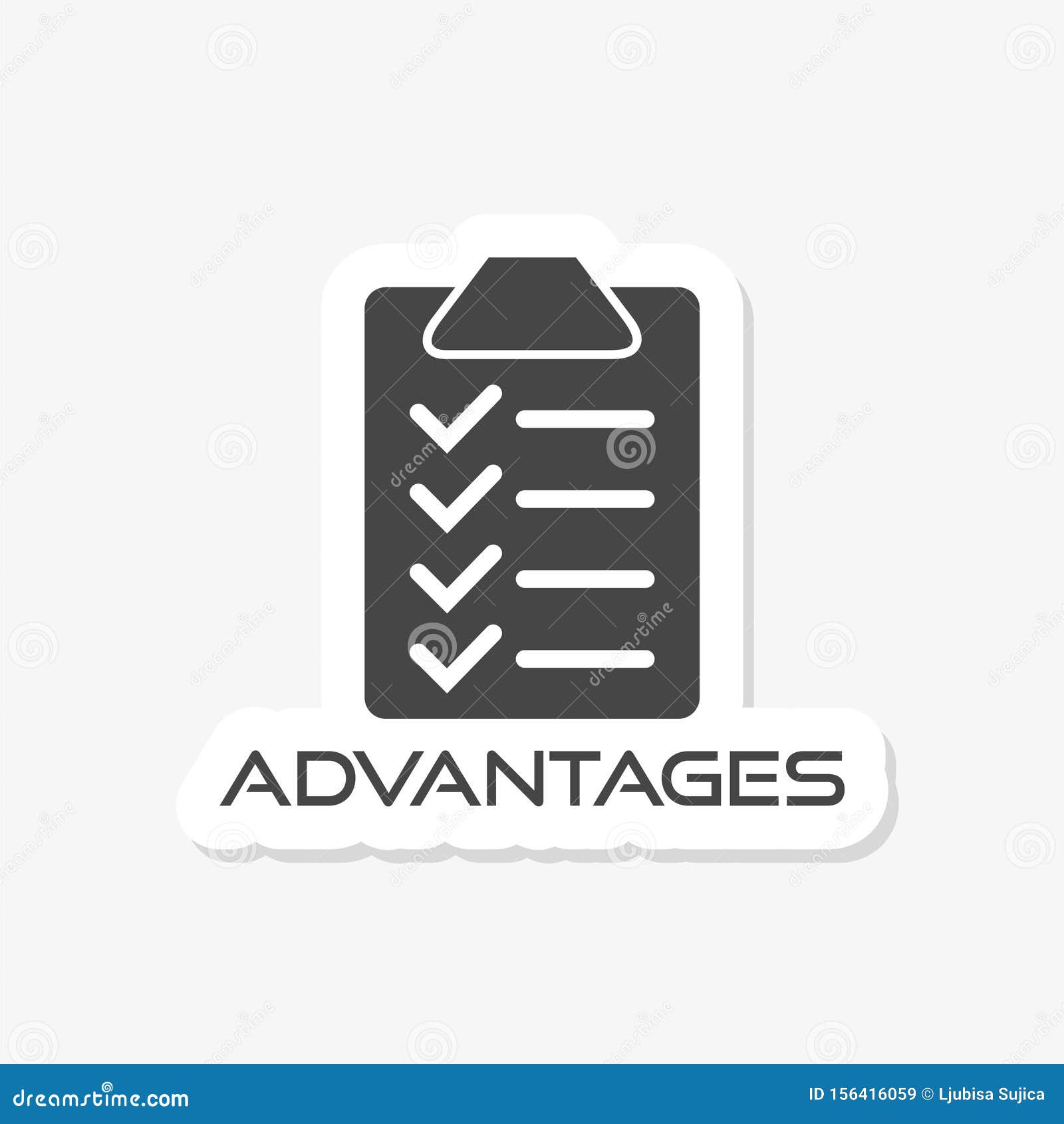 Advantages Sticker. Advantages Sign Set. Cartoon Vector | CartoonDealer ...