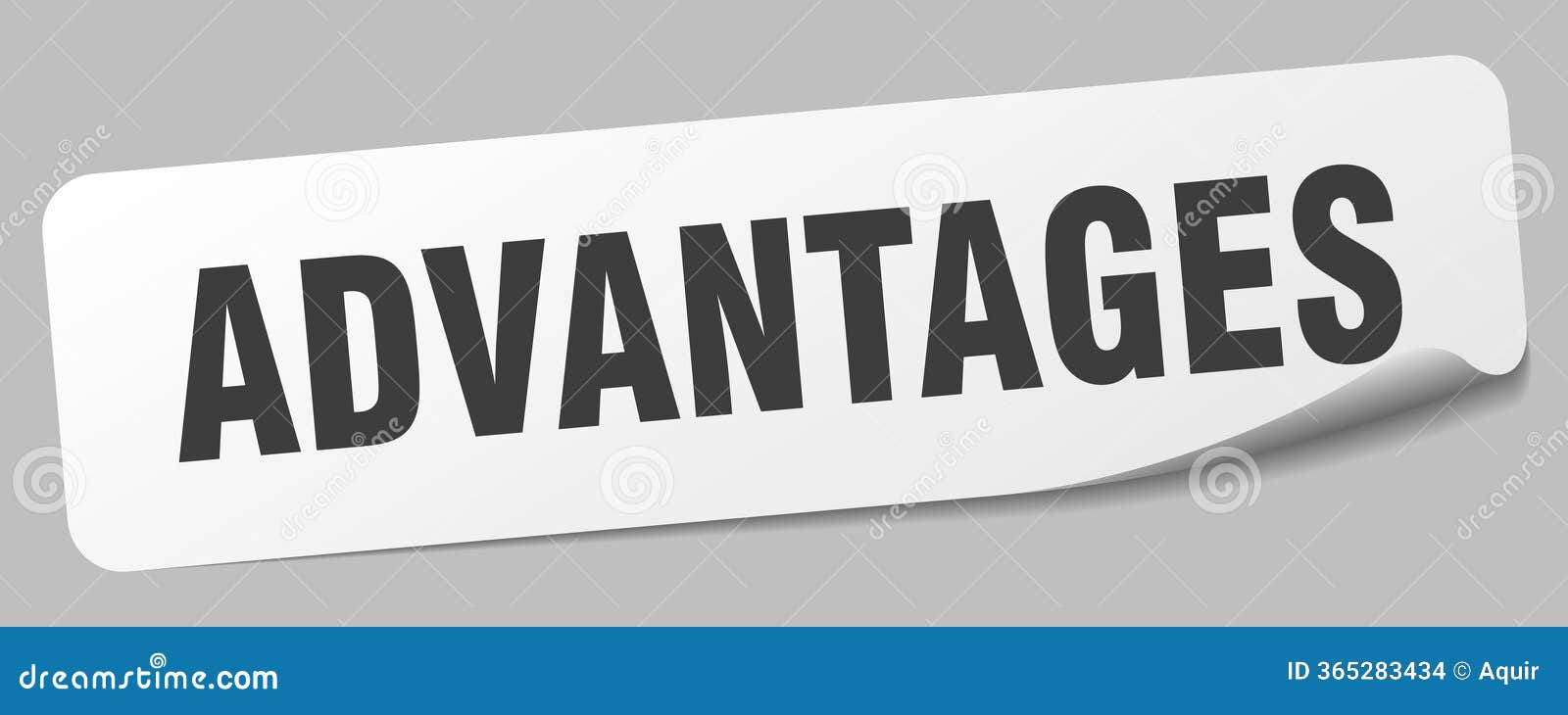 Advantages Rectangular Sign. Advantages Stamp Vector Illustration ...