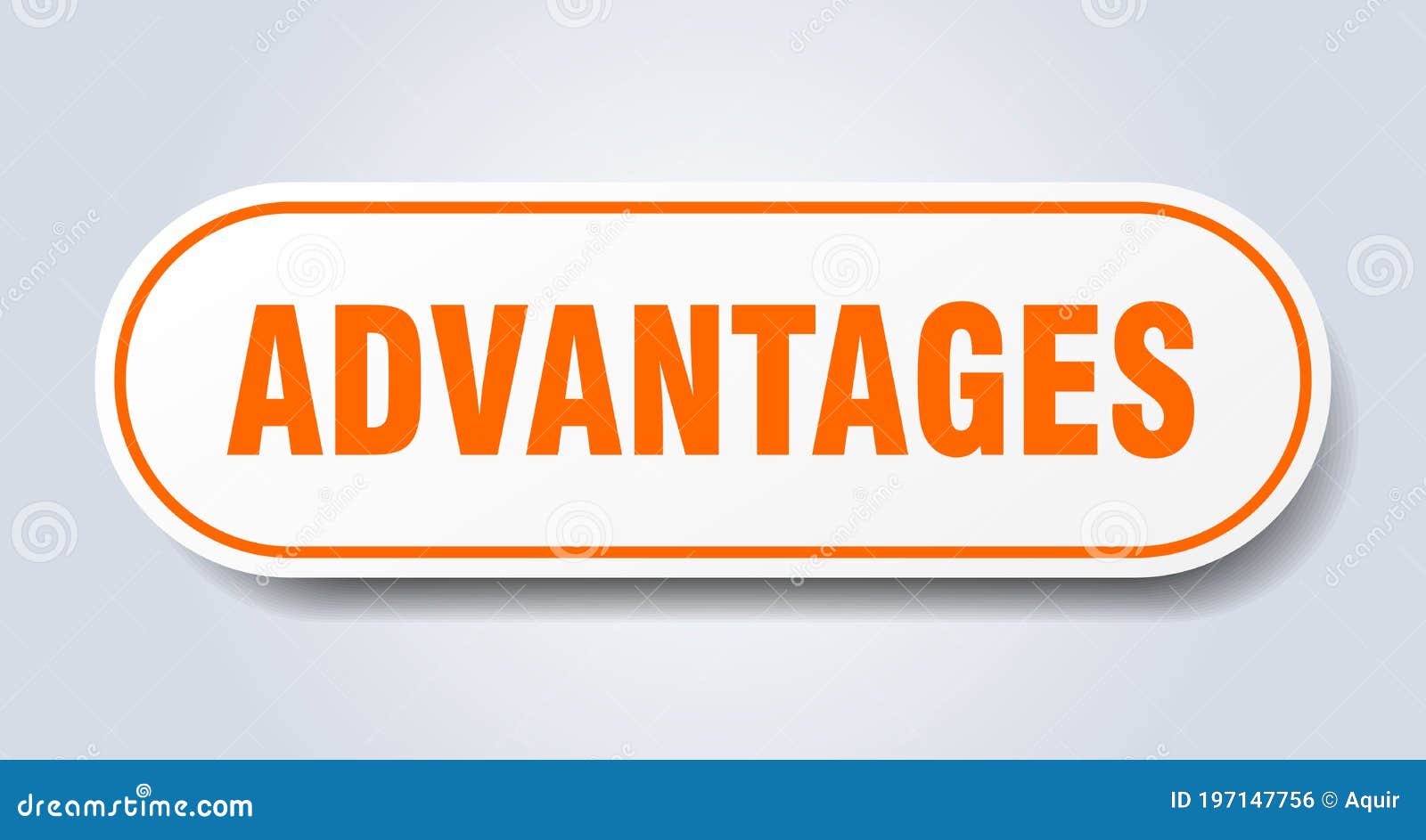 Advantages Sticker. Advantages Sign Set. Cartoon Vector | CartoonDealer ...