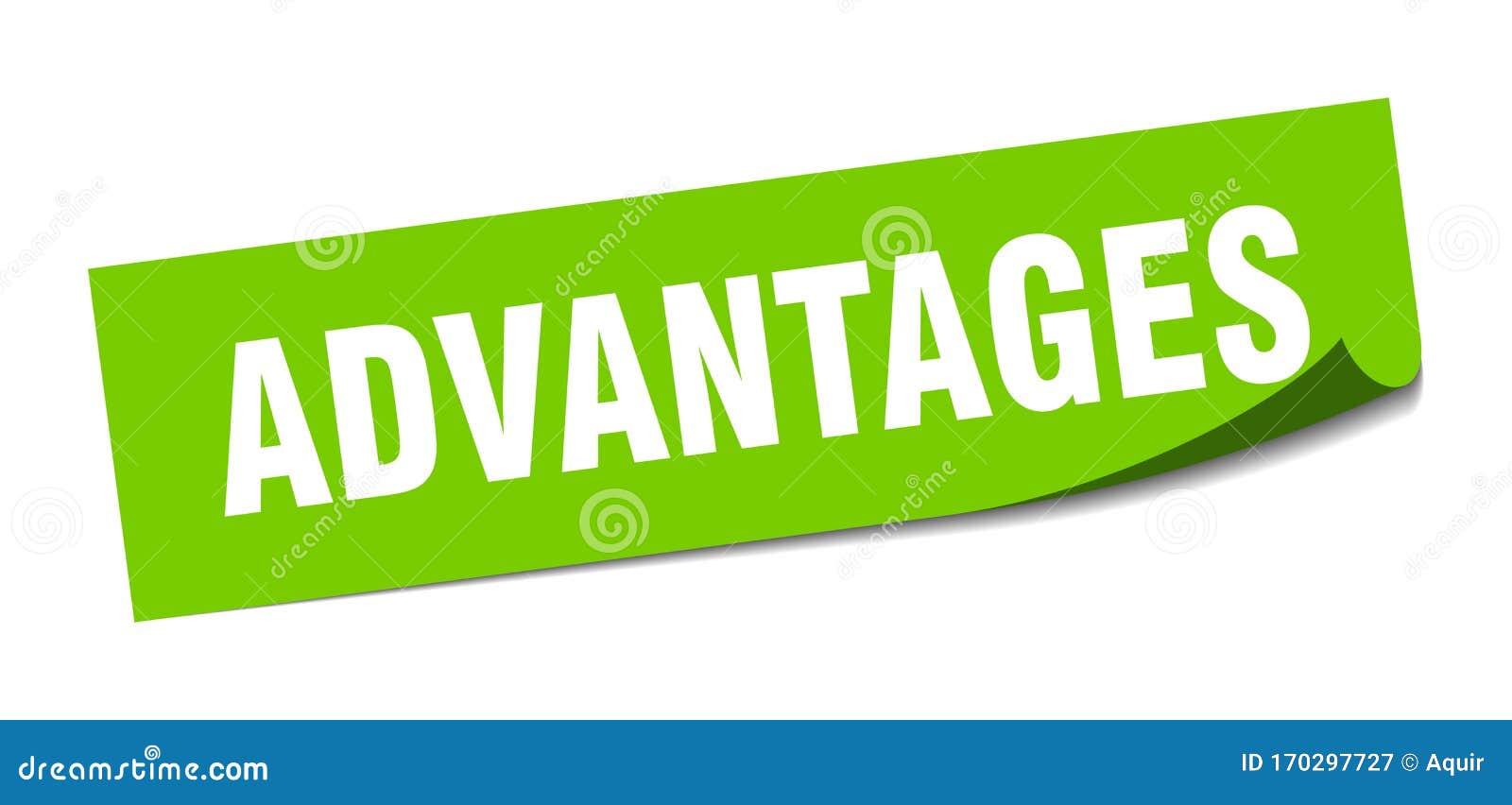 Advantages Sticker. Advantages Square Sign Stock Vector - Illustration ...