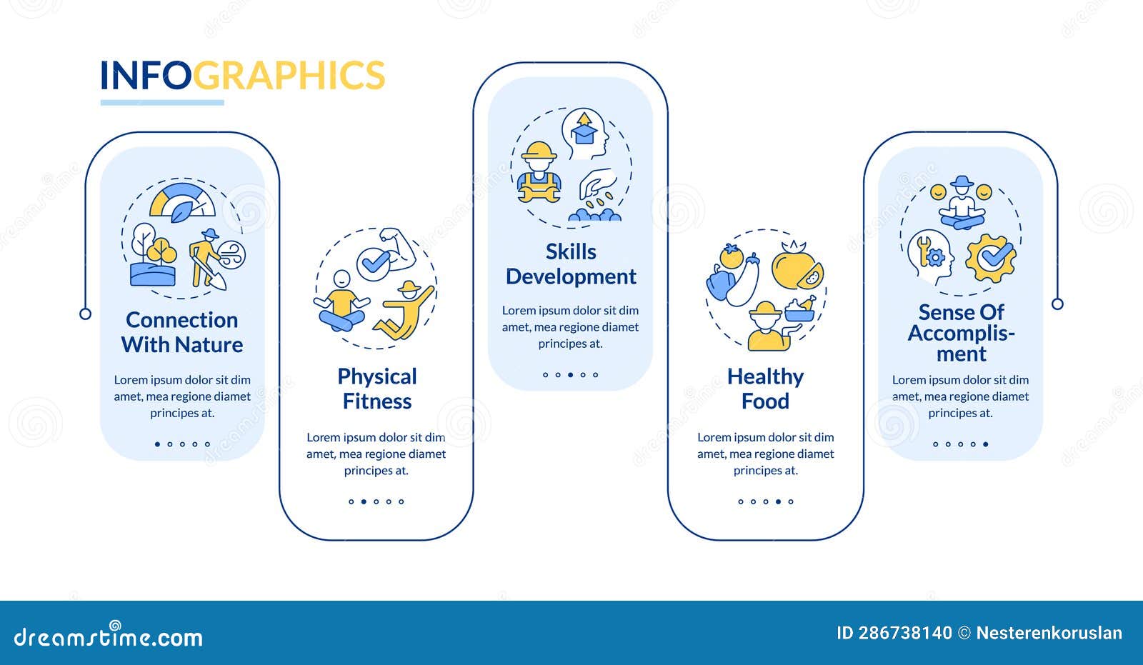 Advantages of Working on Farm Rectangle Infographic Template Stock ...