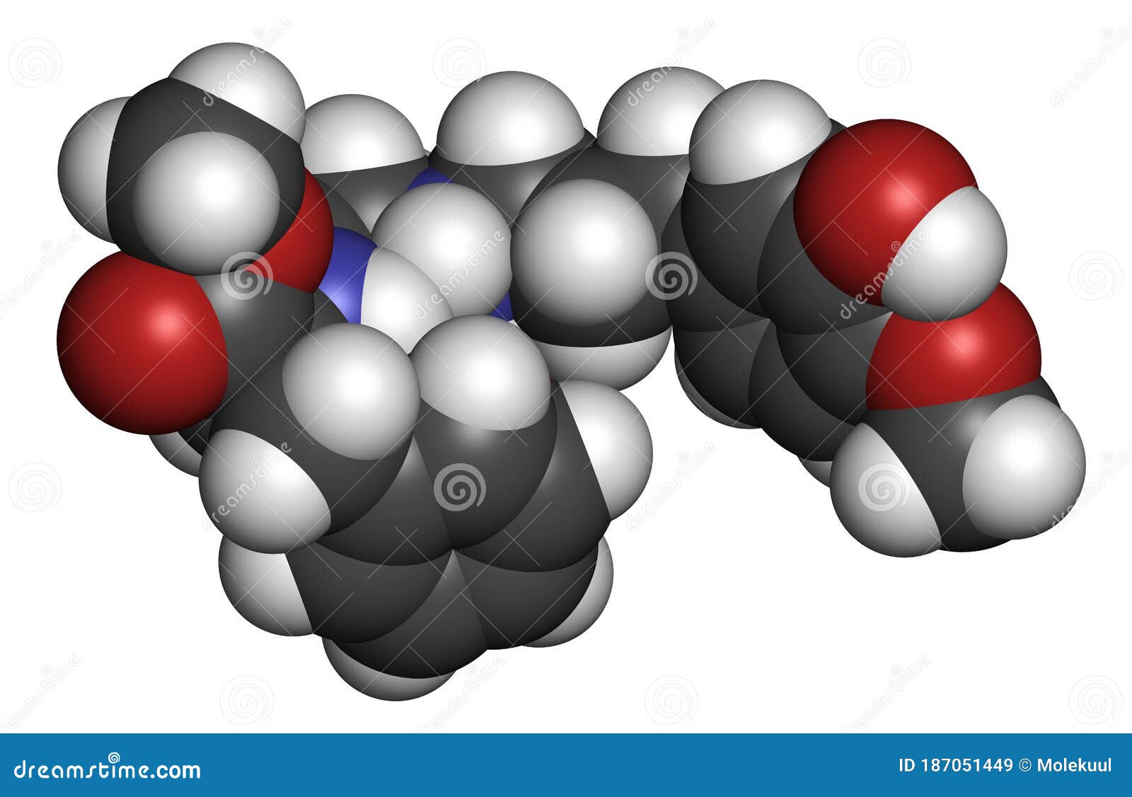 Advantame E969 Sugar Substitute Molecule. Atoms are Represented As ...
