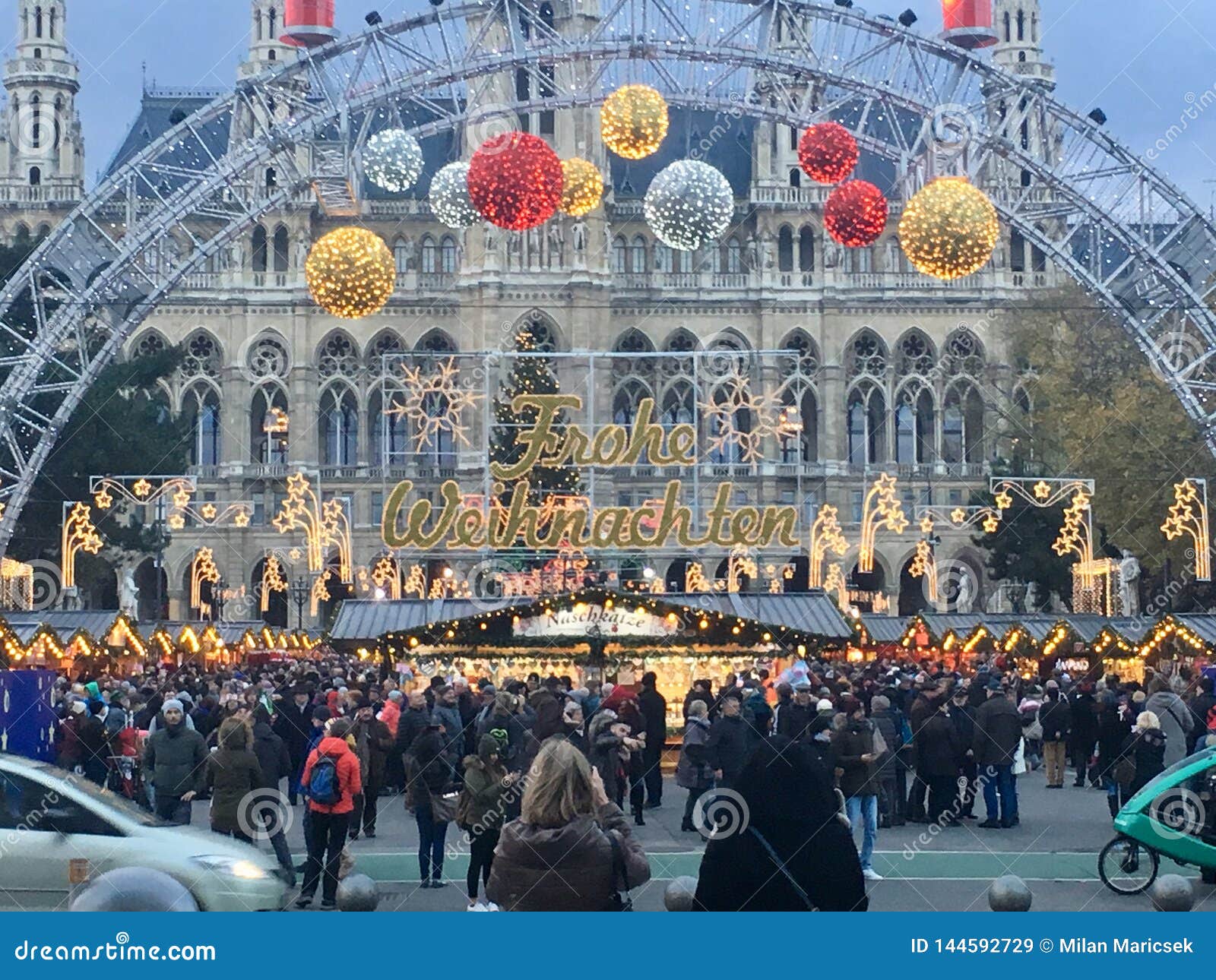 Advent in Wien editorial stock image. Image of nnep - 144592729