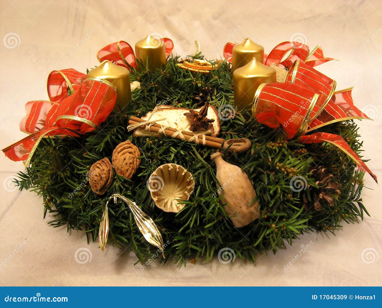 Advent wreath stock image. Image of celebration, lighting - 17045309