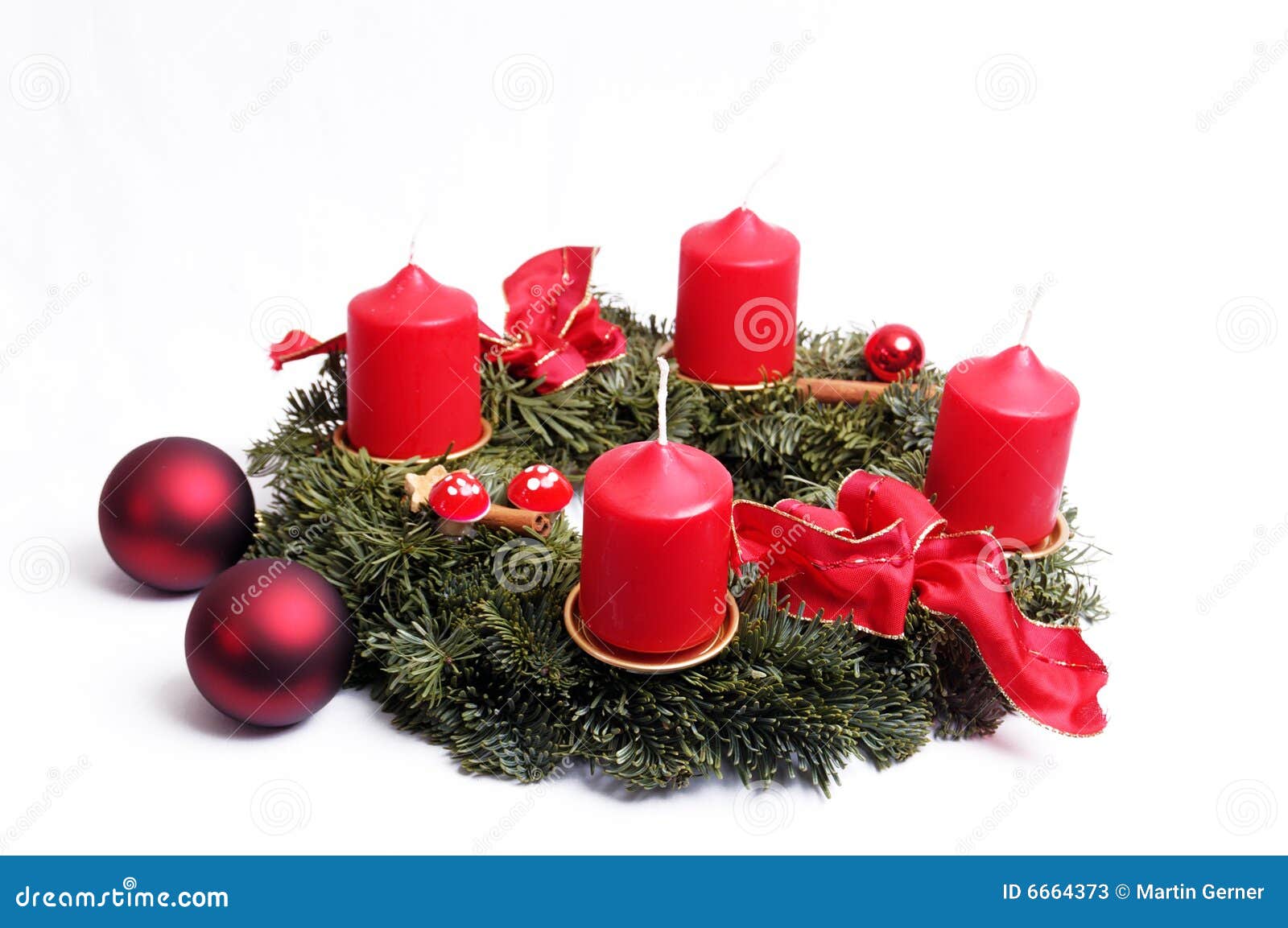Advent Wreath stock image. Image of season, holiday, christ - 6664373