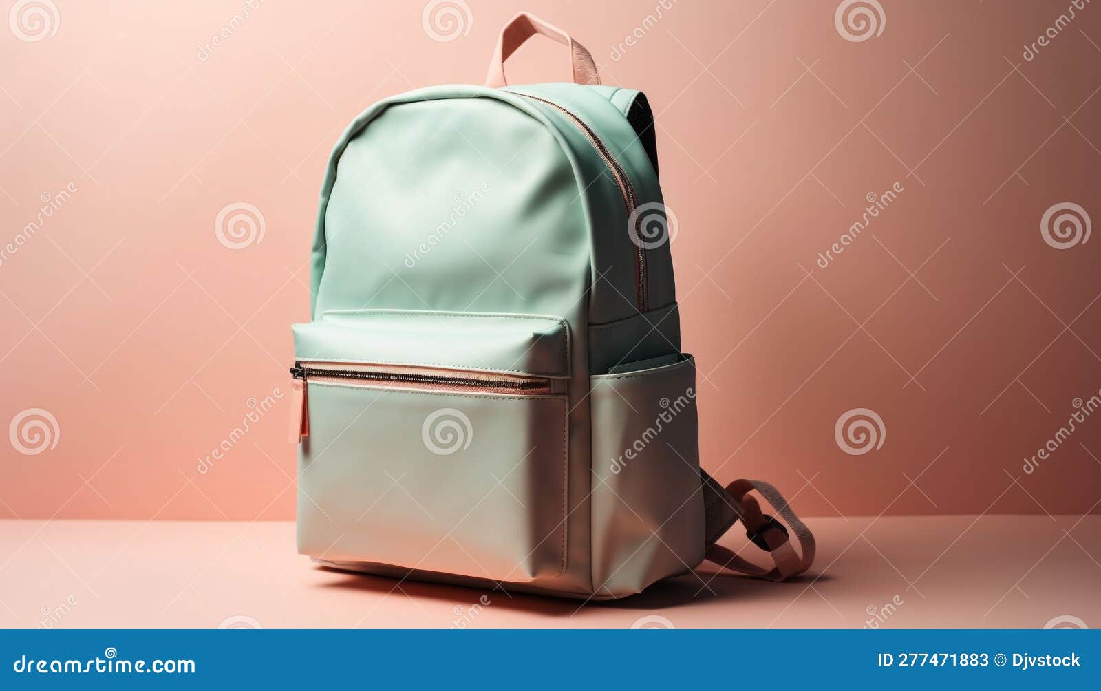 Adventure Awaits with Modern Leather Backpack Elegance Generated by AI ...