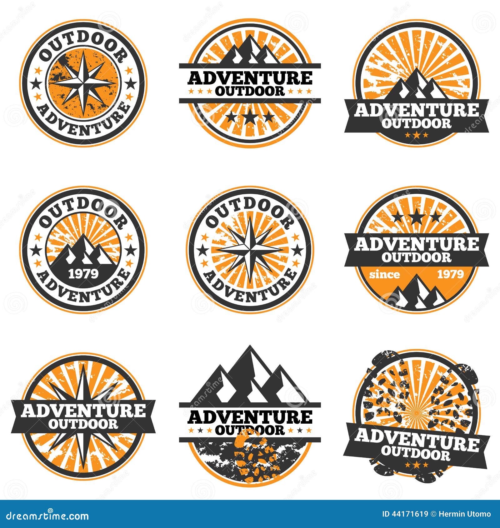 Adventure Badge stock vector. Illustration of expedition - 44171619