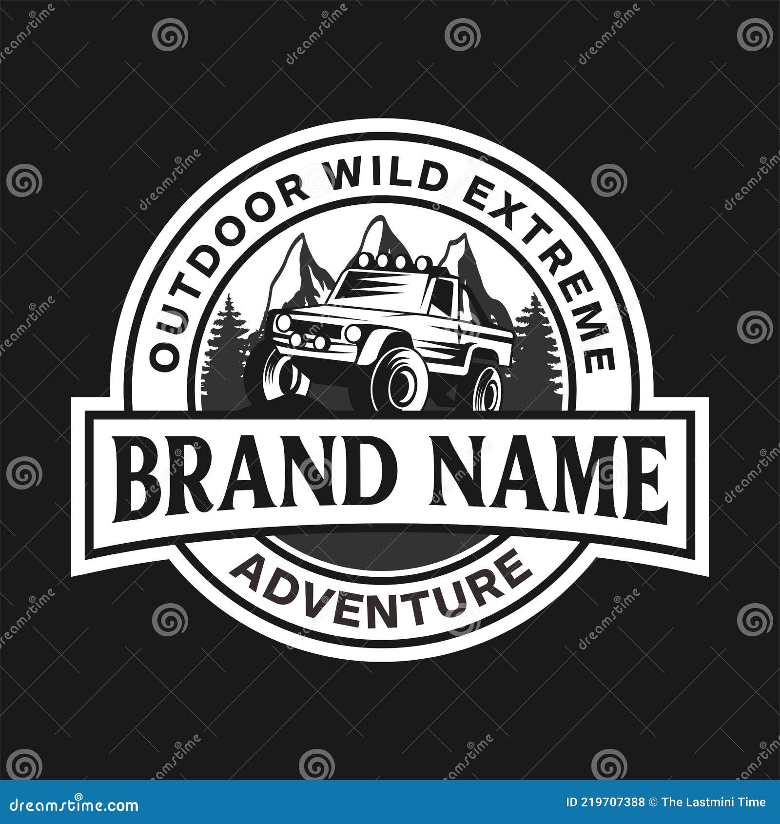 Adventure car logo stock vector. Illustration of motor - 219707388