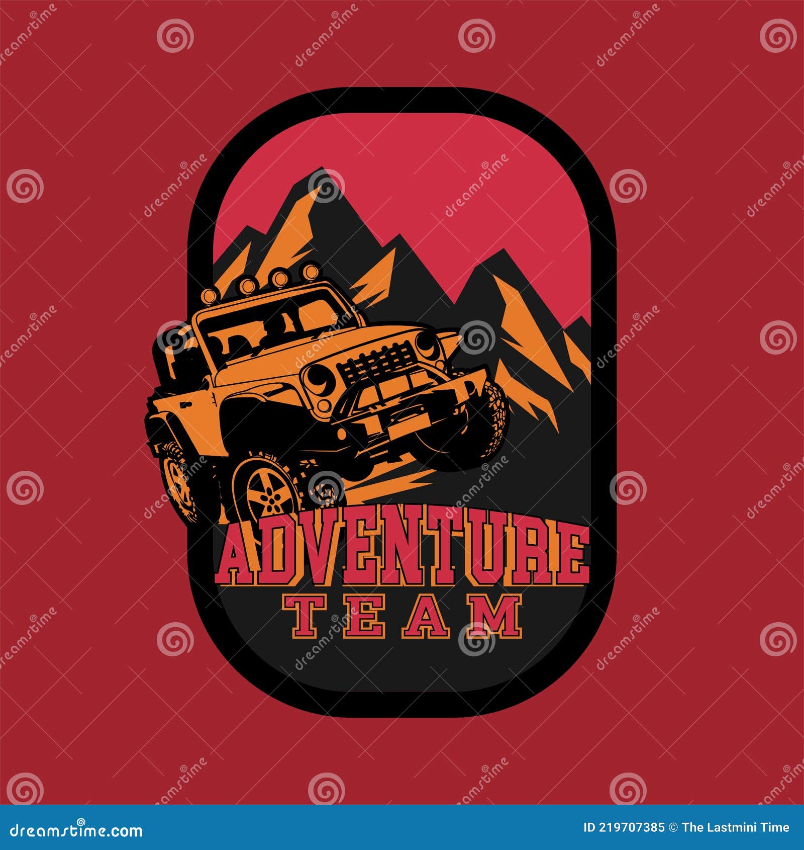 Adventure car logo stock vector. Illustration of motor - 219707385